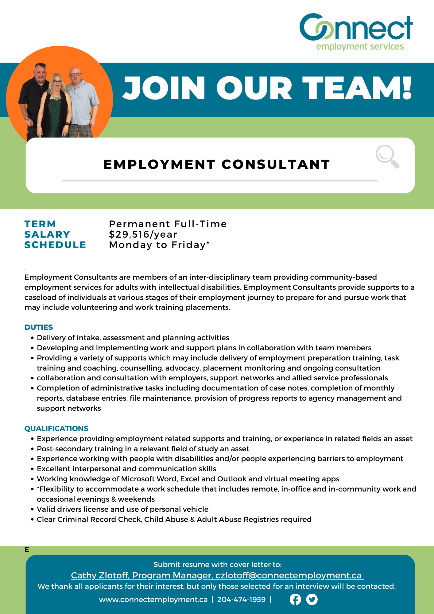 Employment Opportunities - Connect Employment